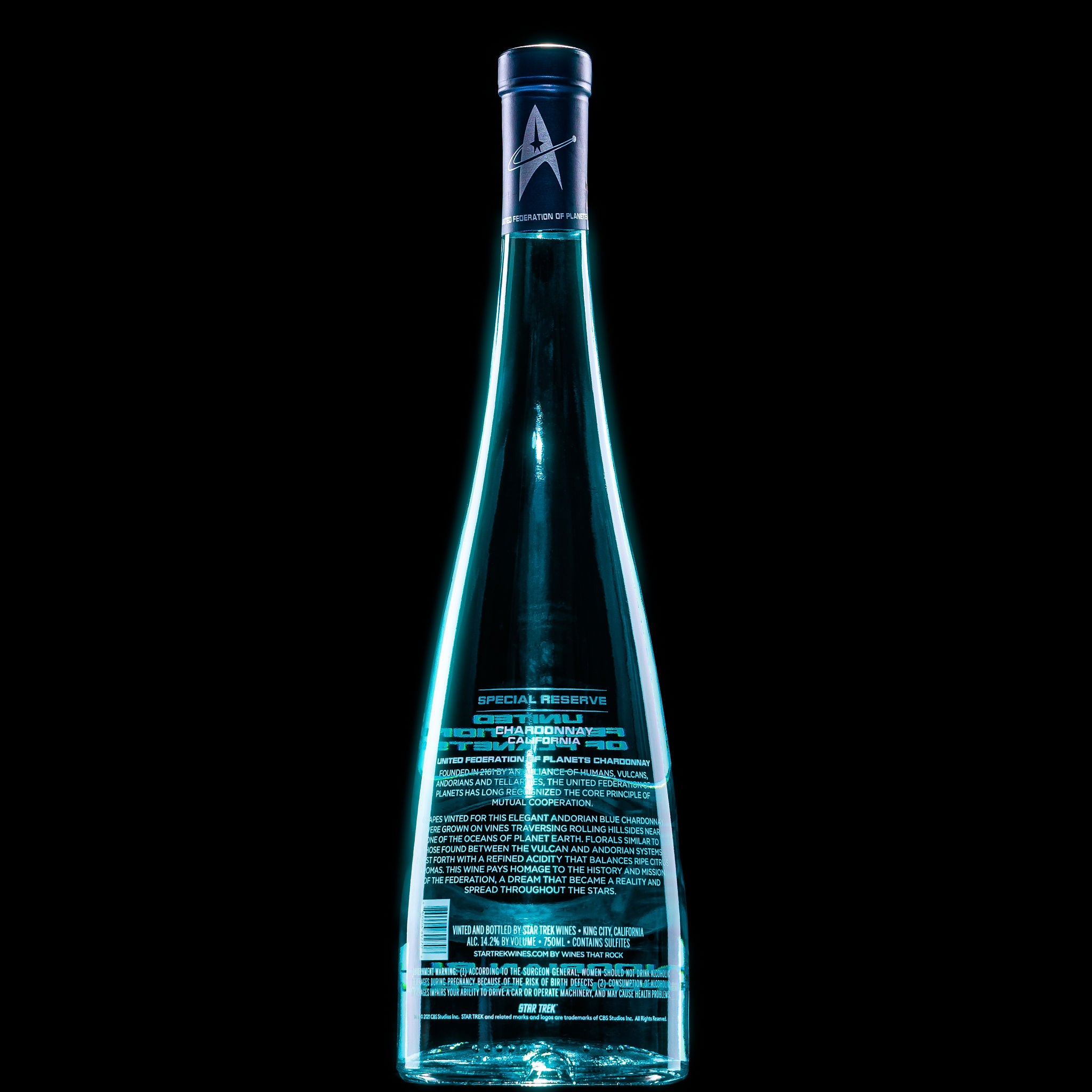 United Federation Of Planets Andorian Blue - Star Trek Wines